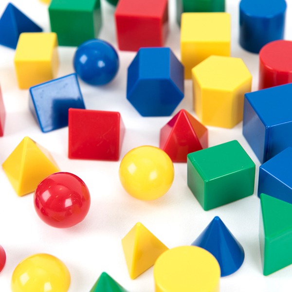 Mini geometrijska tela - Montesori Svet